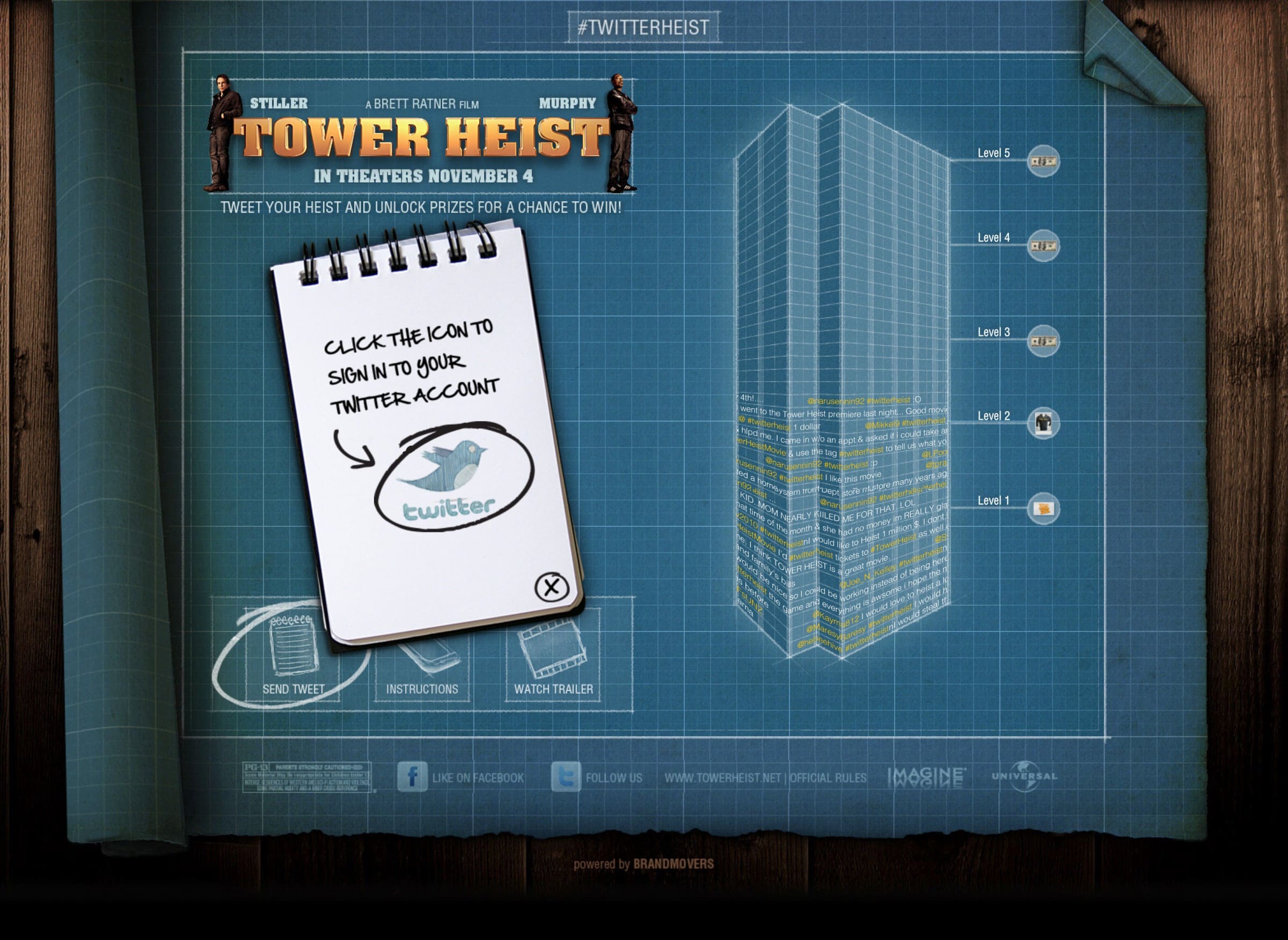 Tower Heist - Twitter Heist